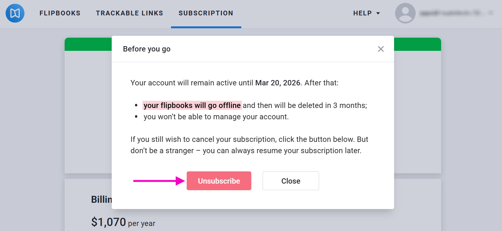 How can I cancel/reactivate my subscription? Can I get a refund? | FlippingBook